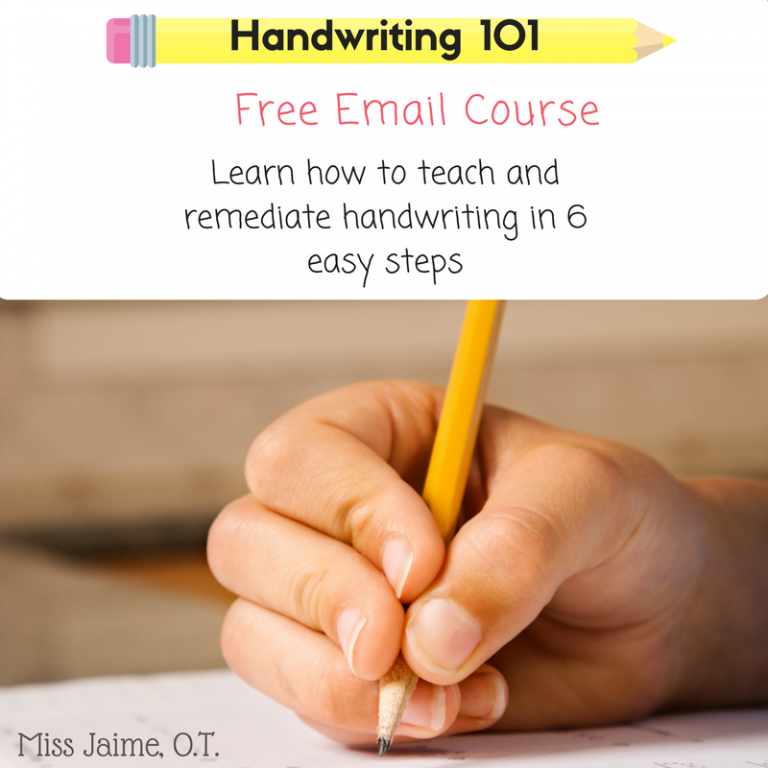 Handwriting Email Series Printable Packet - Miss Jaime O.T.